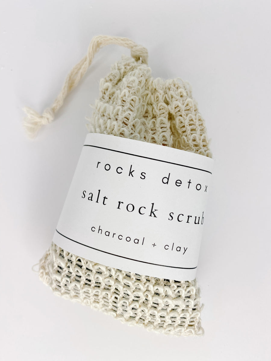 Charcoal + Clay Body Scrub – Rocks Detox